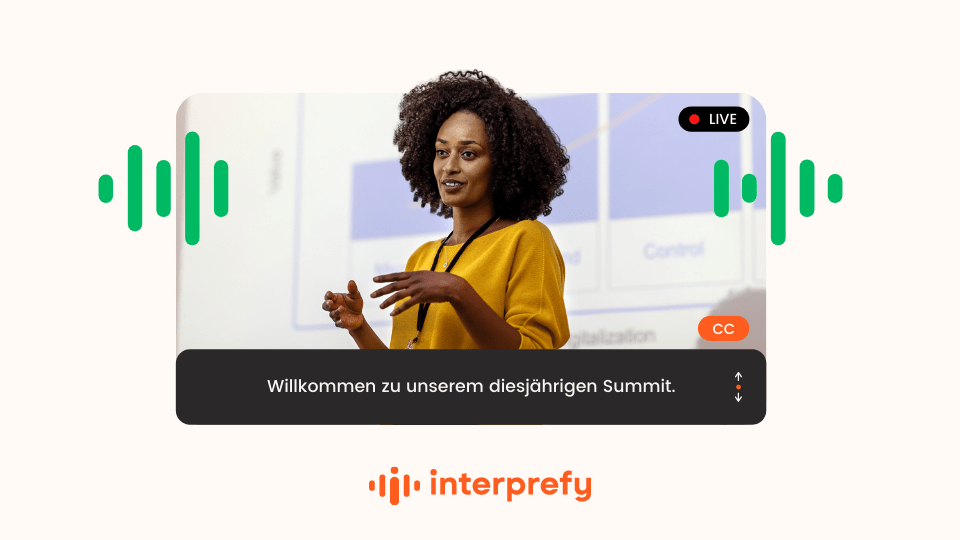 Interprefy brings translated captions and subtitles to business events